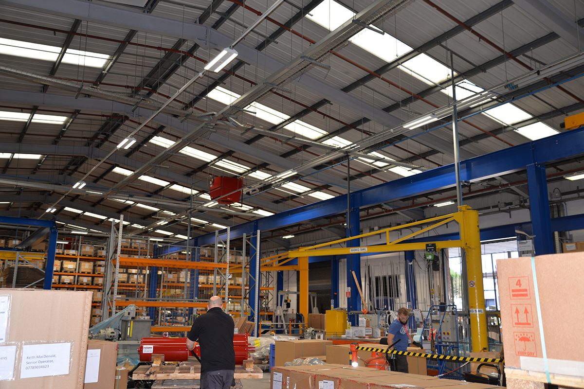 NVC Lighting Project at Rotork